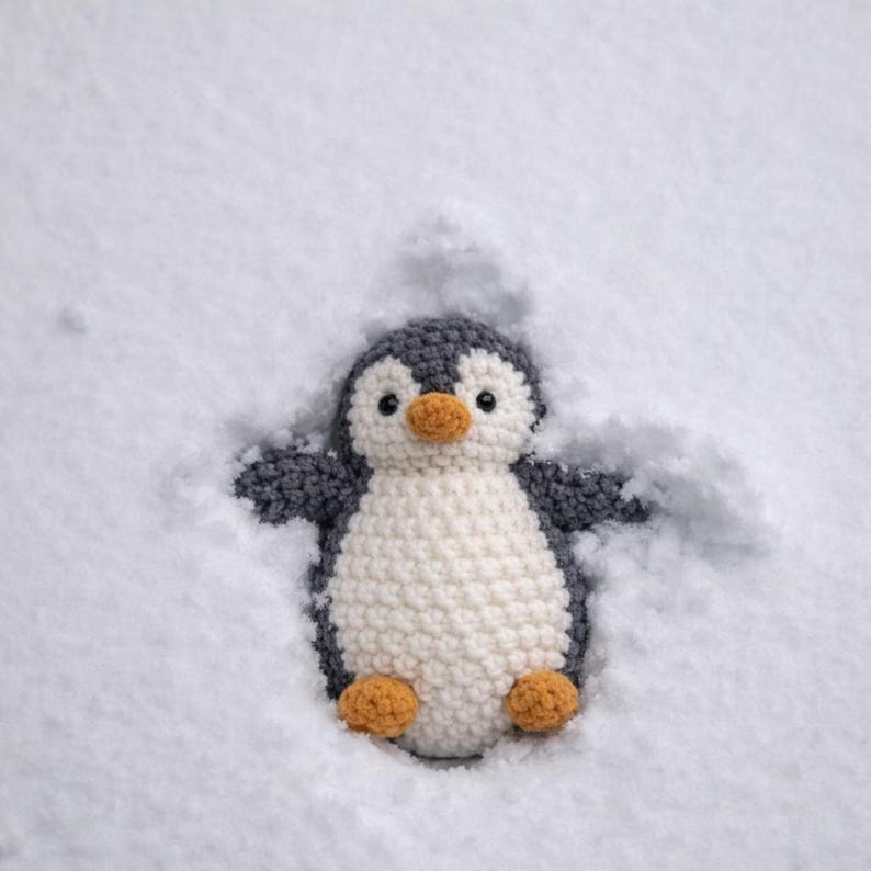 Penguin Amigurumi Pattern PDF – Easy Crochet Plush Toy, 2 Sizes - Etsy