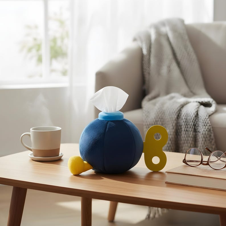 Cartoon Plush Tissue Box Cover | Home Decor - Etsy Canada