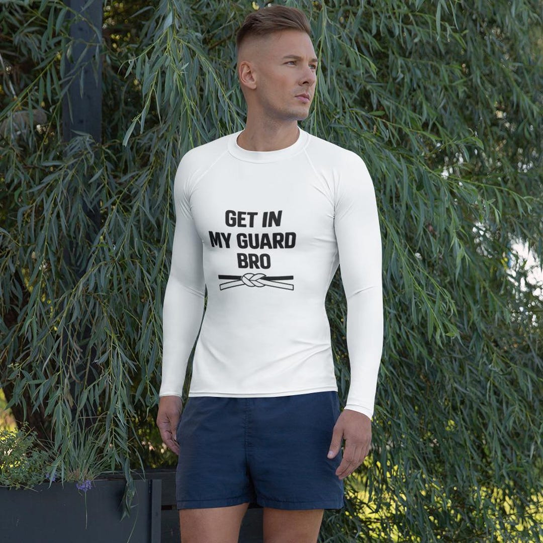 Get in My Guard Bro Rash Guard | Funny BJJ No-gi Grappling Top - Etsy