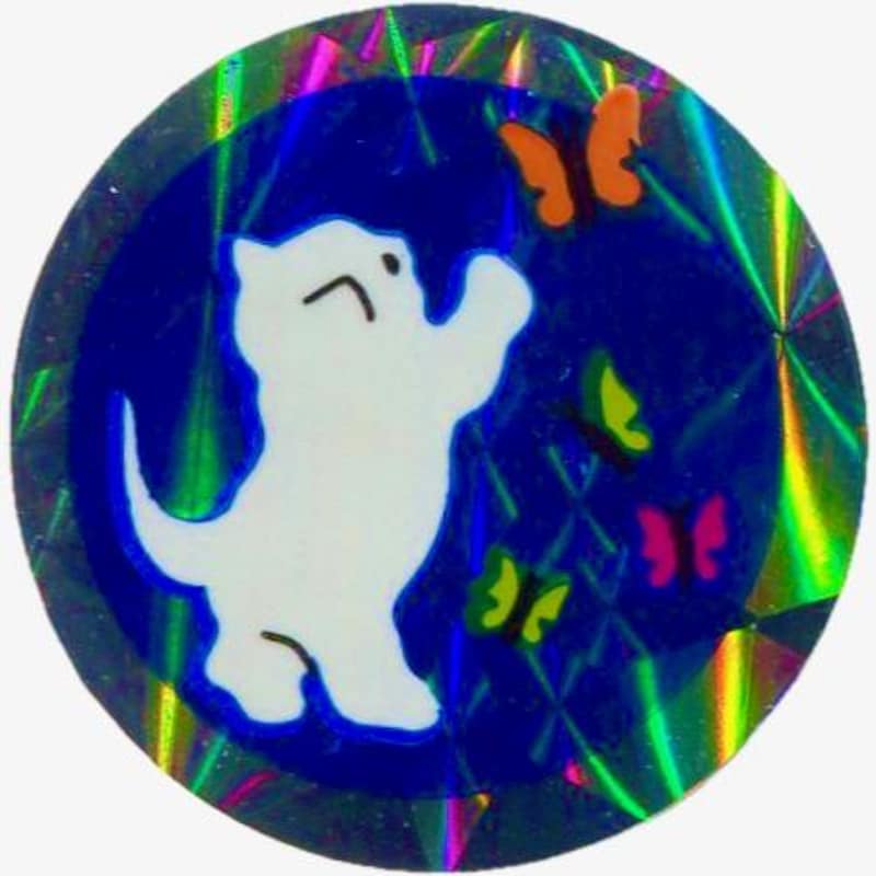 1980s Shiny Stickers - Etsy