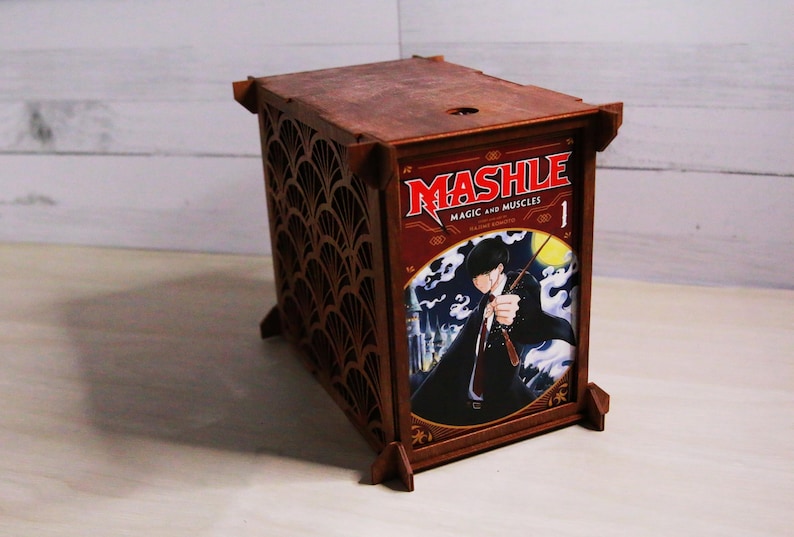 Manga Display Shelf With Decorative Side Panels – Custom Anime Storage ...