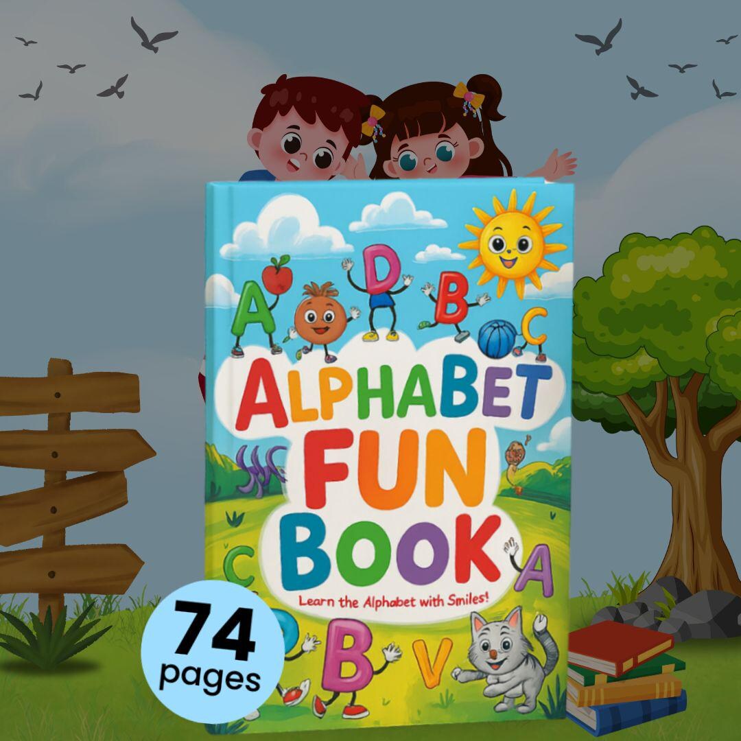 Alphabet Fun Book for Kids - Educational ABC Learning Ebook - Printable ...