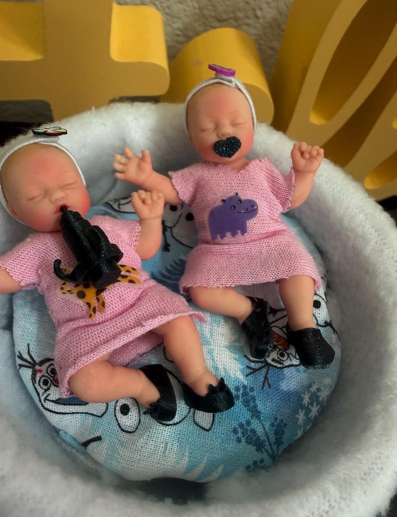 Mini Zuru Baby Doll Feeding Set | Pacifier, Bottle, 3D Printed PLA ...