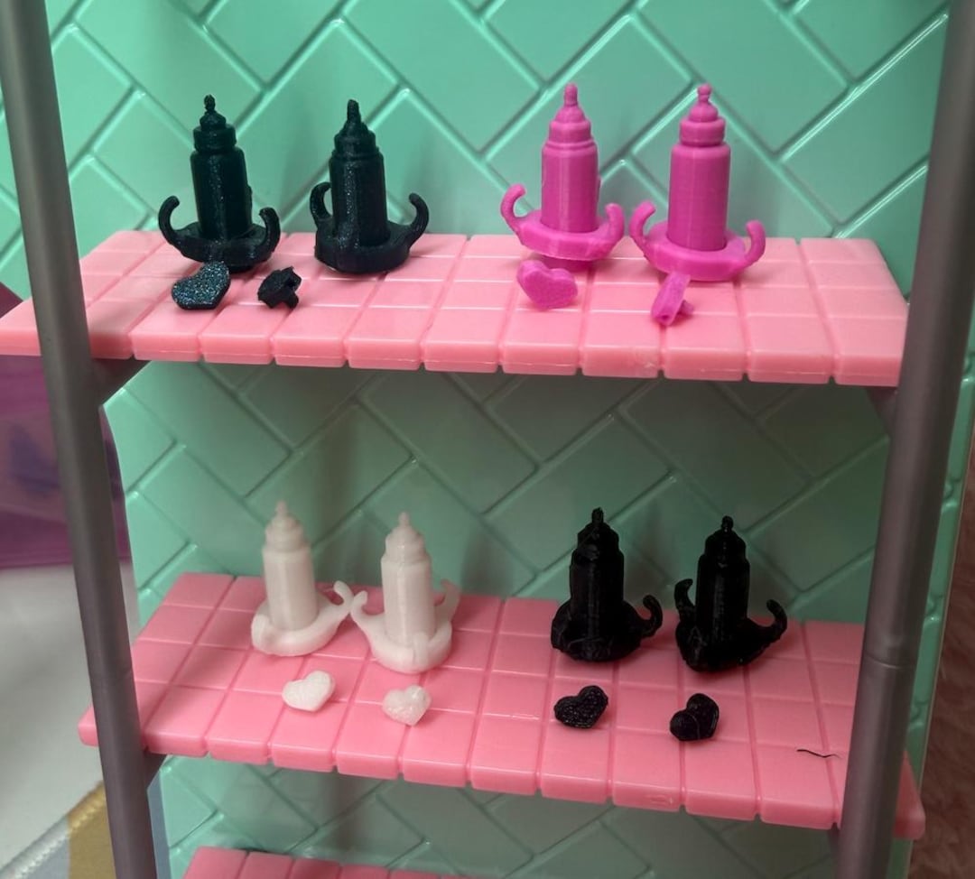 Mini Zuru Baby Doll Feeding Set | Pacifier, Bottle, 3D Printed PLA ...