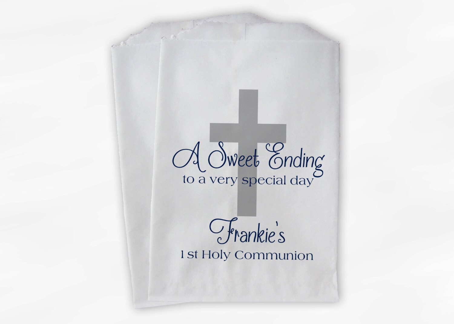 First Communion Favor Bags Baptism or Religious Party Custom - Etsy