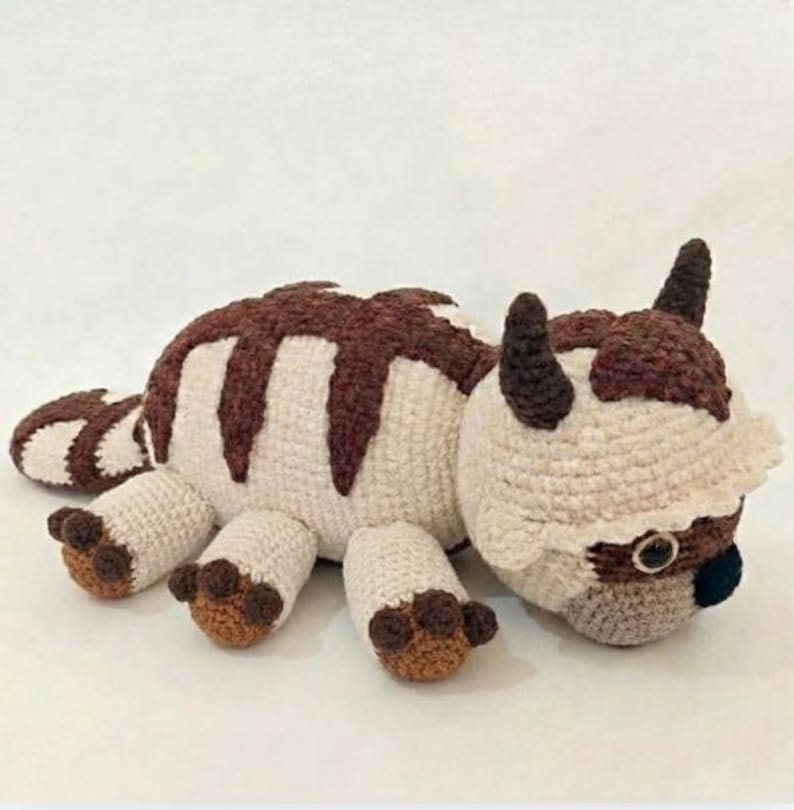Giant Baby Sky Bison Crochet Pattern | Amigurumi Plushie | Flying Bison ...