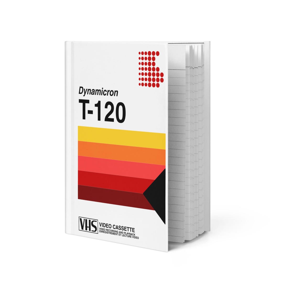 Notebook - VHS Tape (hardcover, Matte) - Etsy