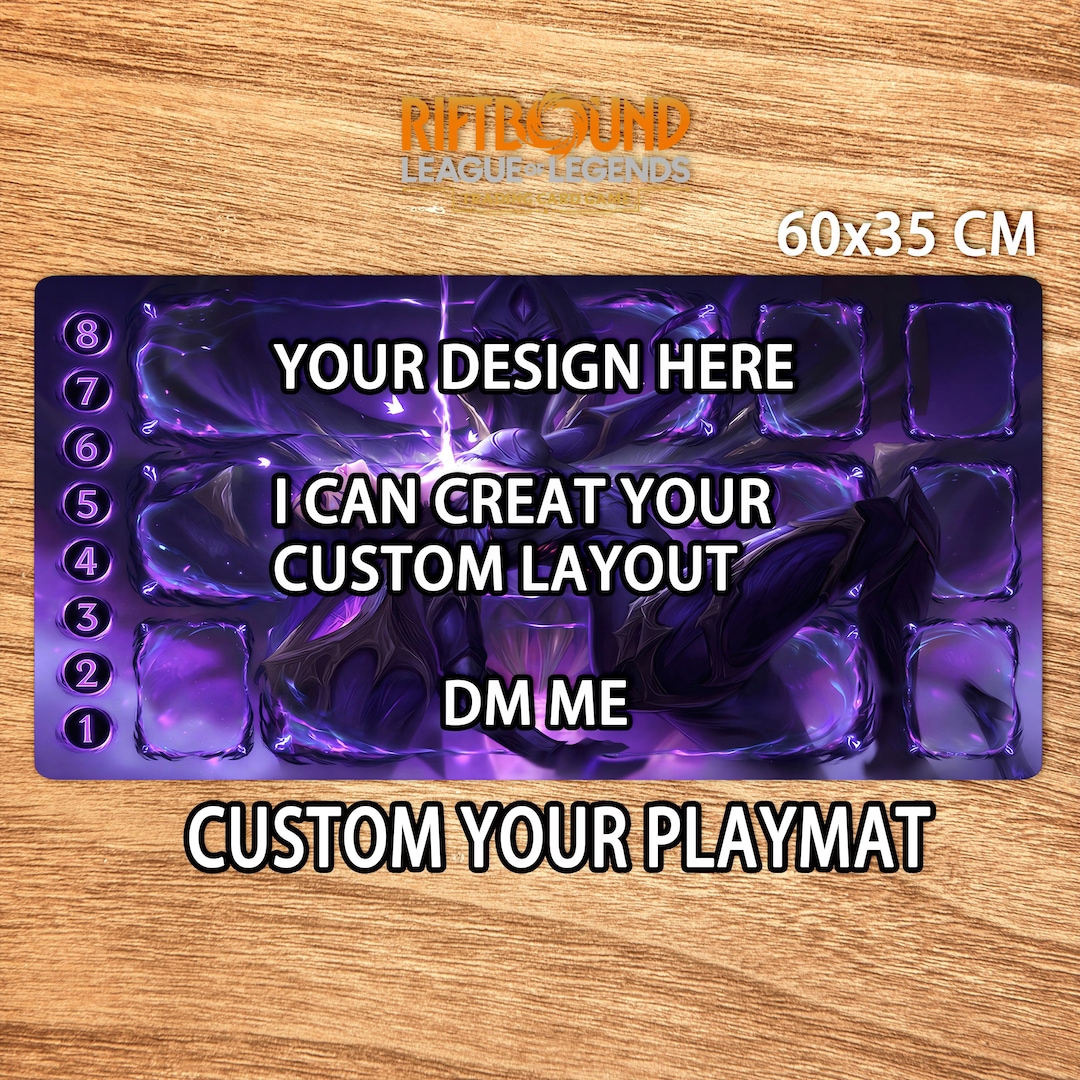 Custom TCG Playmat | Expert Layout Design for Riftbound and One Piece ...