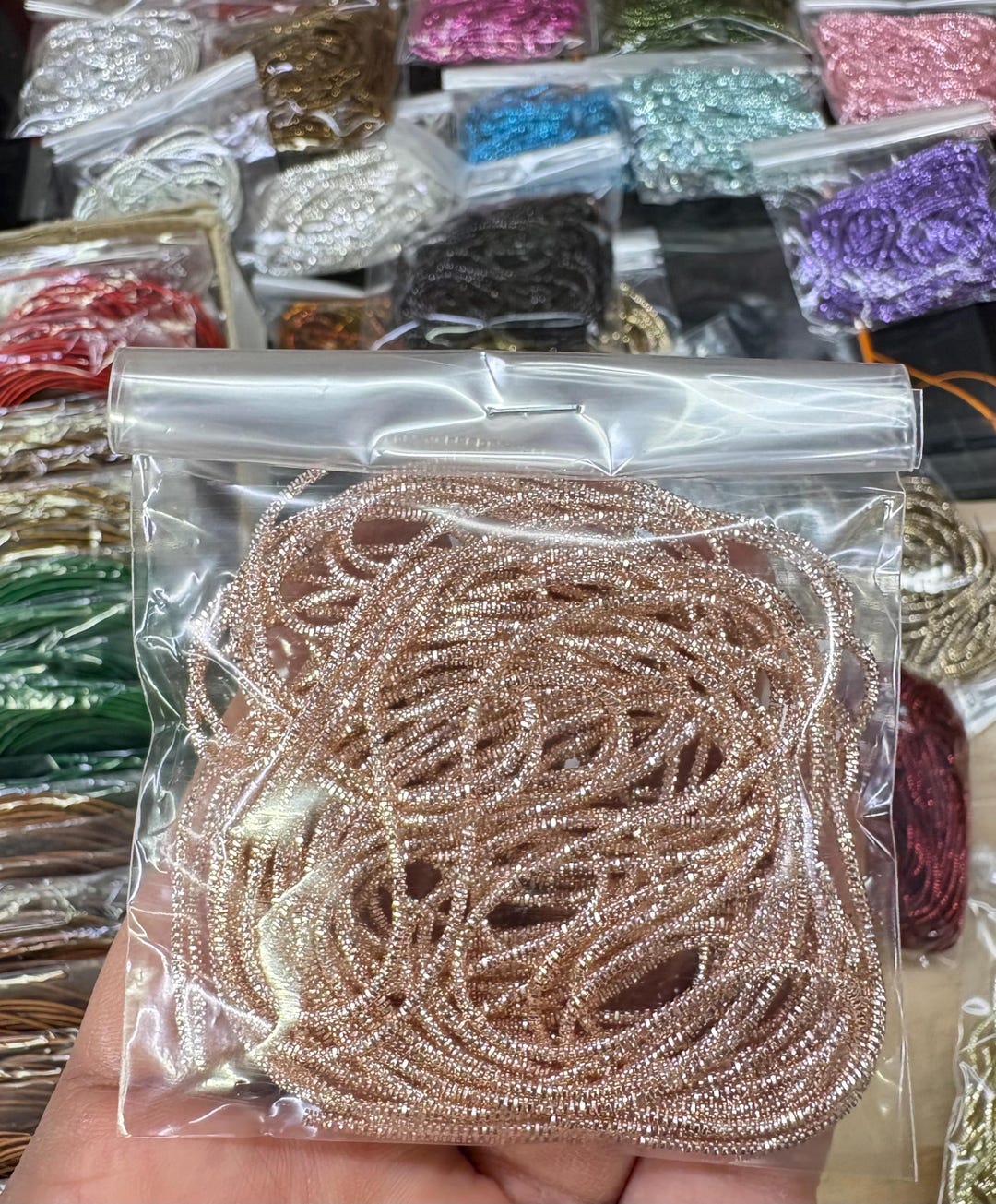 1mm Stiff French Bullion Wire - Dabka Metal Coil - Embroidery Wire ...