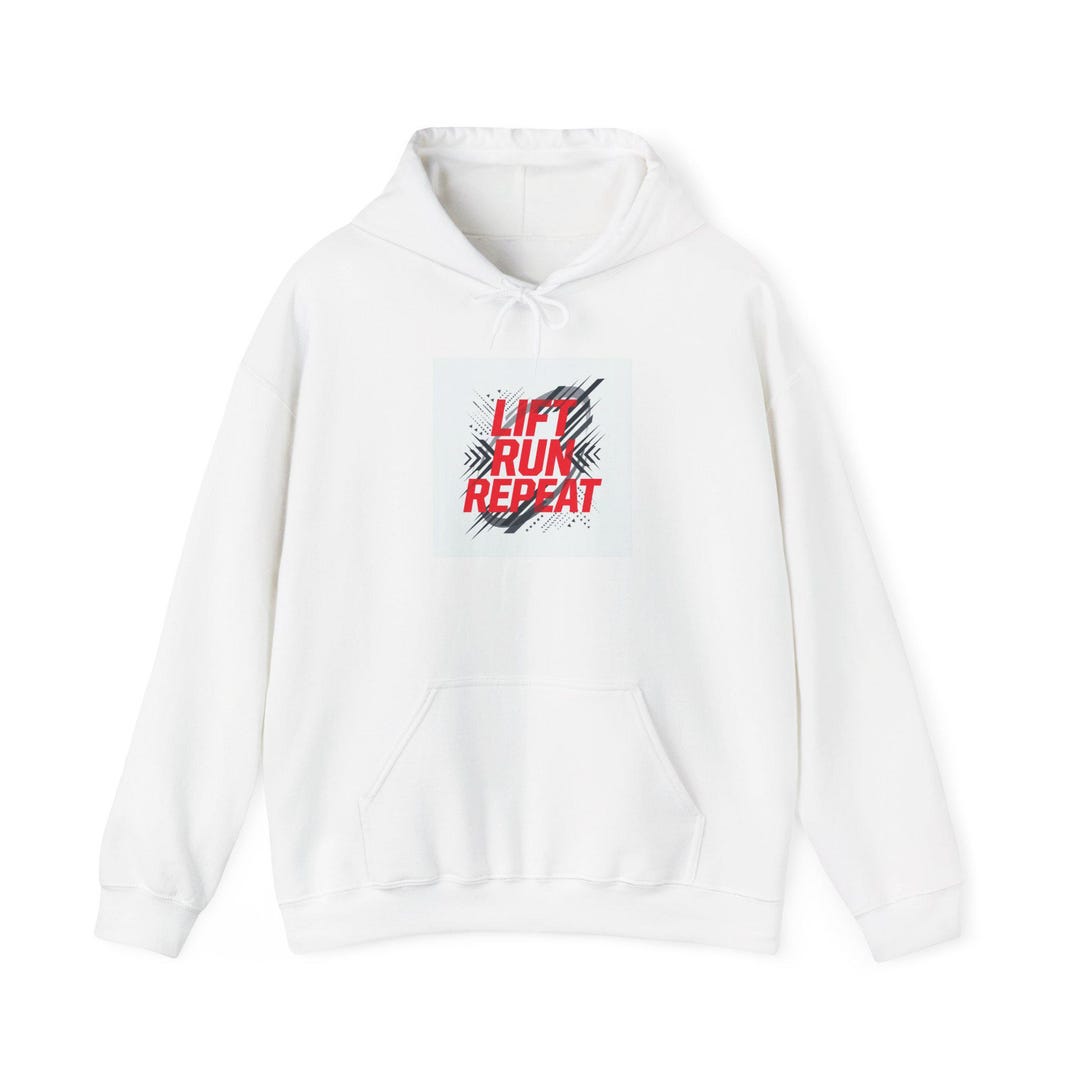 Lift Run Repeat Hoodie | Fitness Shirt, Gym Motivation - Etsy