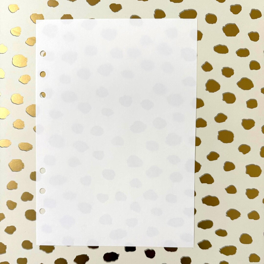A5 Blank Cosmo Air Paper 50 Hole Punched Loose Sheets - 75gsm - Etsy