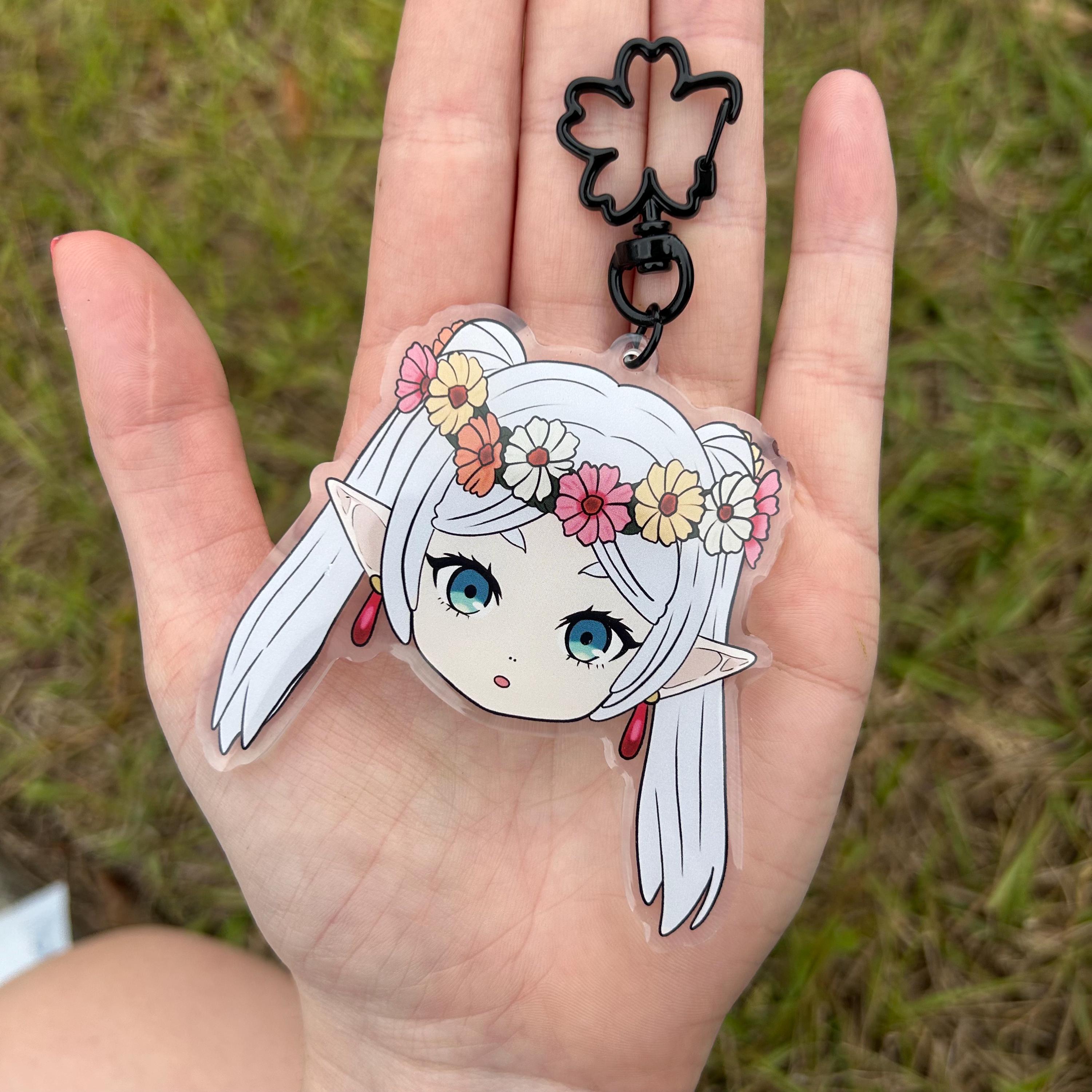 Chibi Mage Keychain | Acrylic Anime Keychain , Double Sided Charm - Etsy
