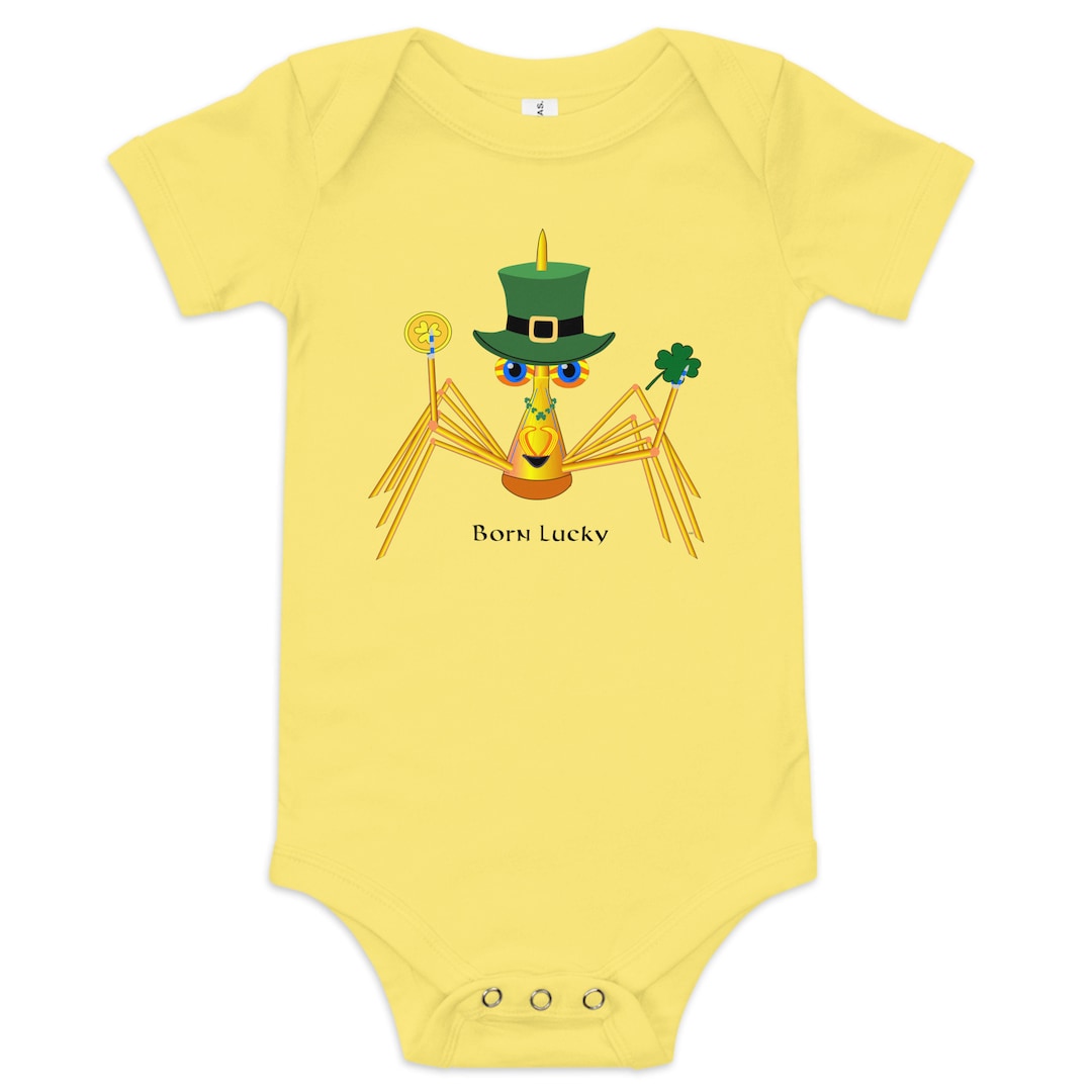 Cute St Patrick One Piece, Cartoon Crab, Onesie Onsie, Baby Shower ...