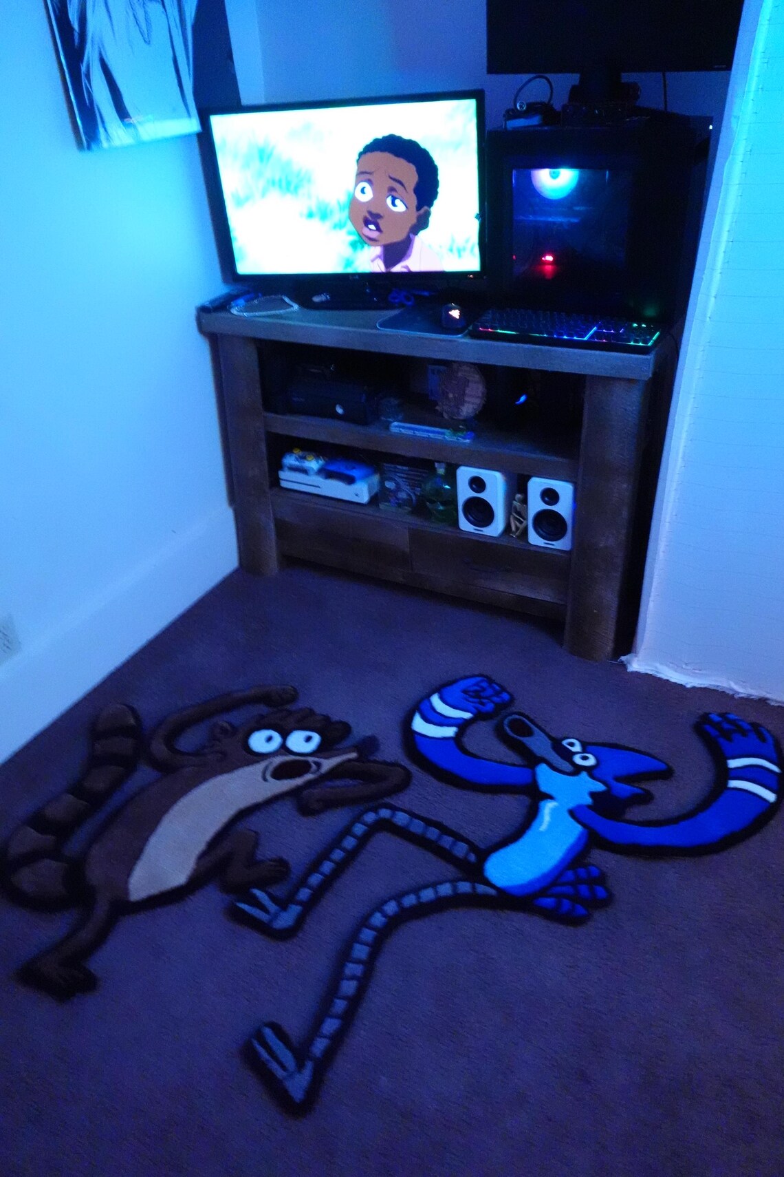 Mordecai & Rigby Tufted Rug - Etsy