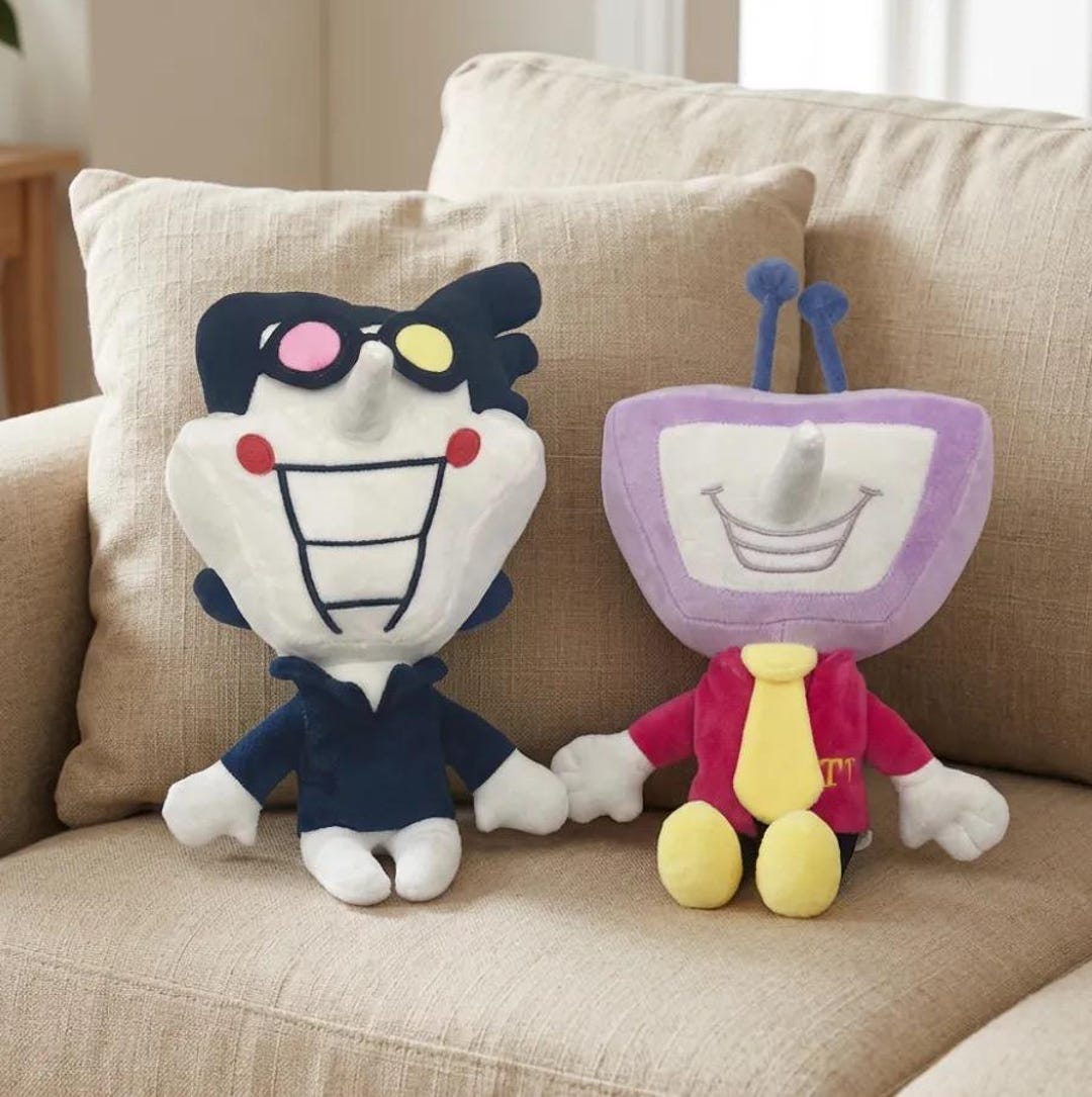Tenna and Kris Deltarune Inspired Plush Toy Plush 30cm - Etsy UK