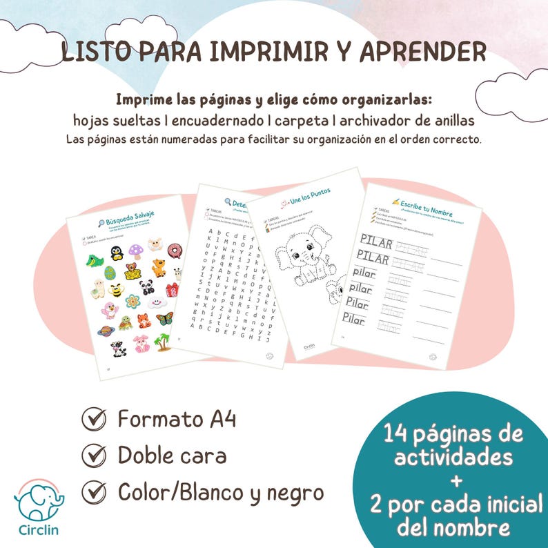 Personalized Spanish Name Tracing Workbook Printable PDF Learn to Write ...