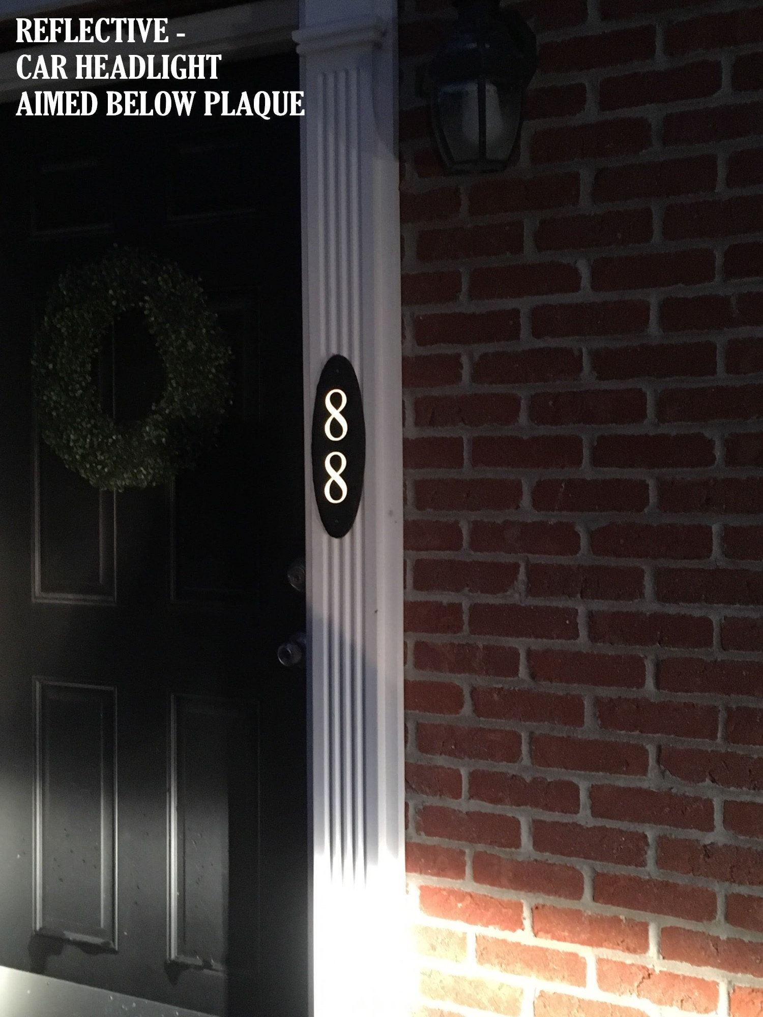 CARVED Slate Address Reflective House Numbers Mailbox Marker | Etsy