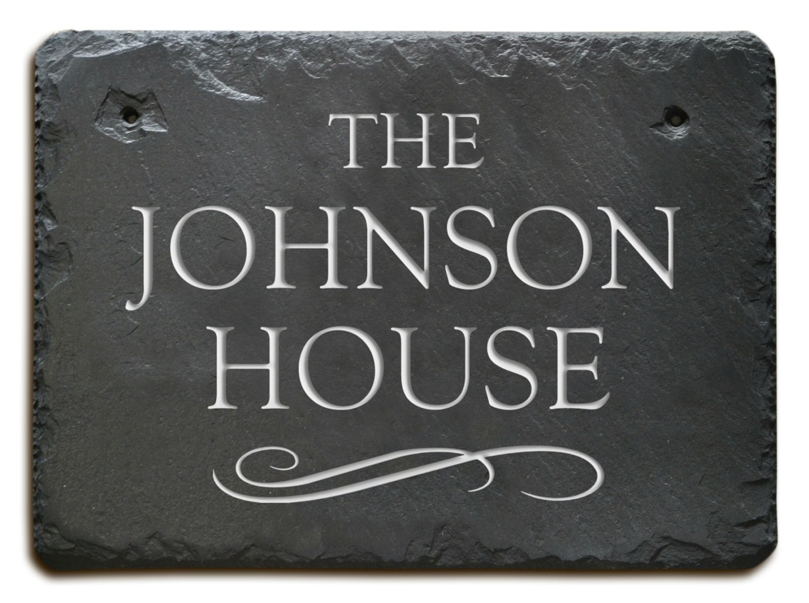 SLATE NAME Plaque / House Marker Sign / Carved Stone / Personalized ...