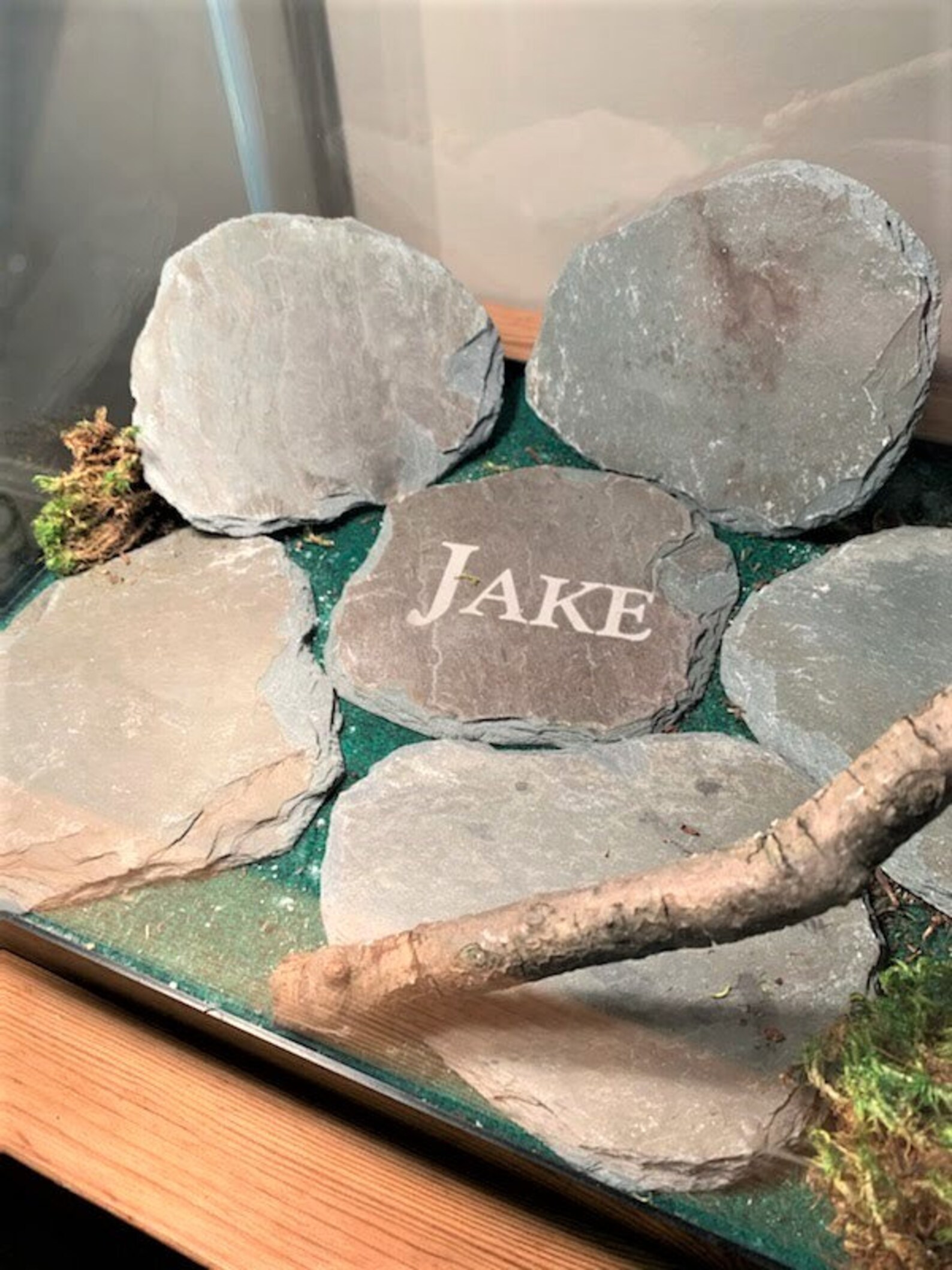 6 SLATE AQUARIUM Fish Tank Reptile Stone Gravel Craft NATURAL - Etsy