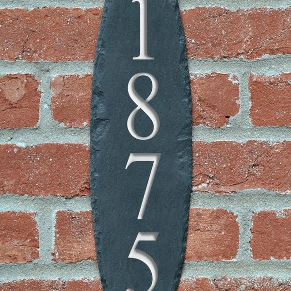 Vertical House Numbers - Etsy