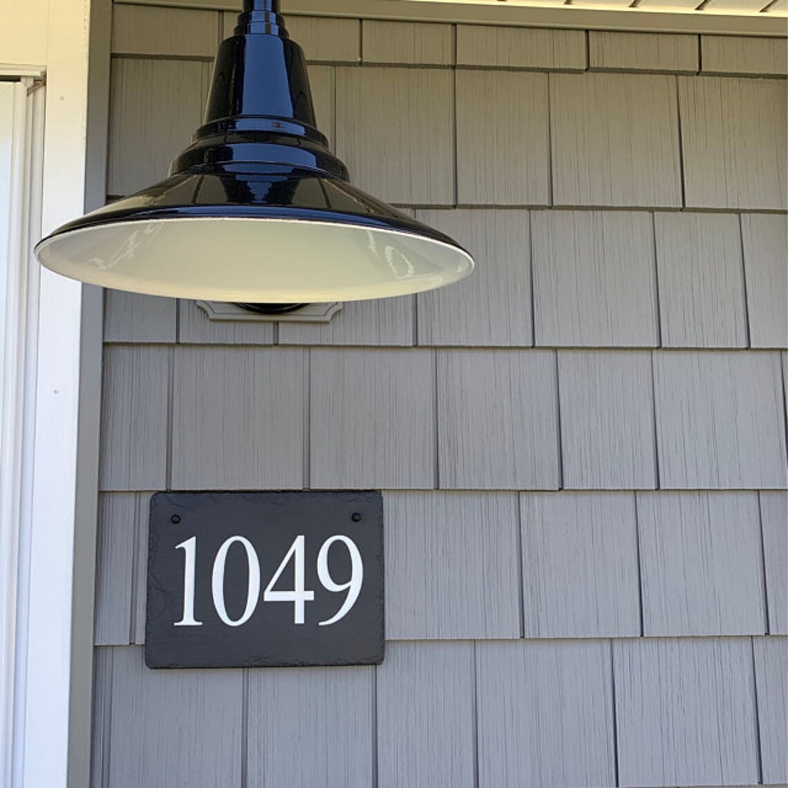 CARVED SLATE Driveway ADDRESS House Number Sign Marker Stone / - Etsy