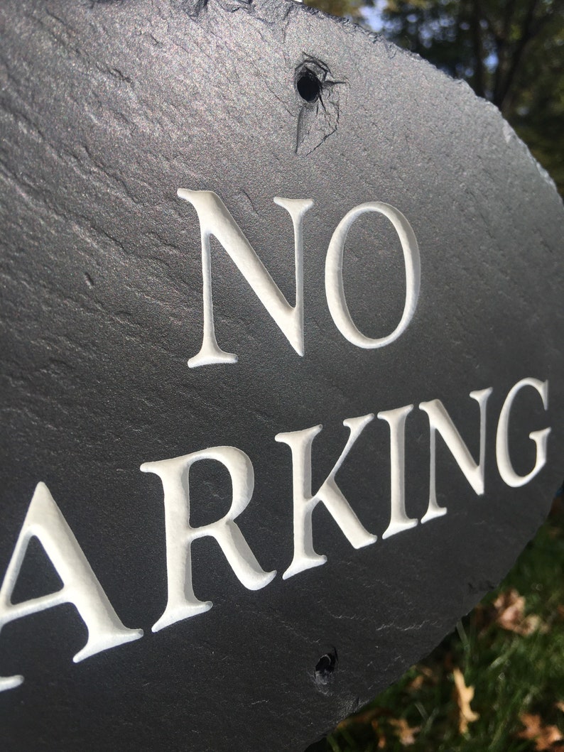 Carved PRIVATE DRIVE Slate W/ Lawn Stake Sign / Property No - Etsy