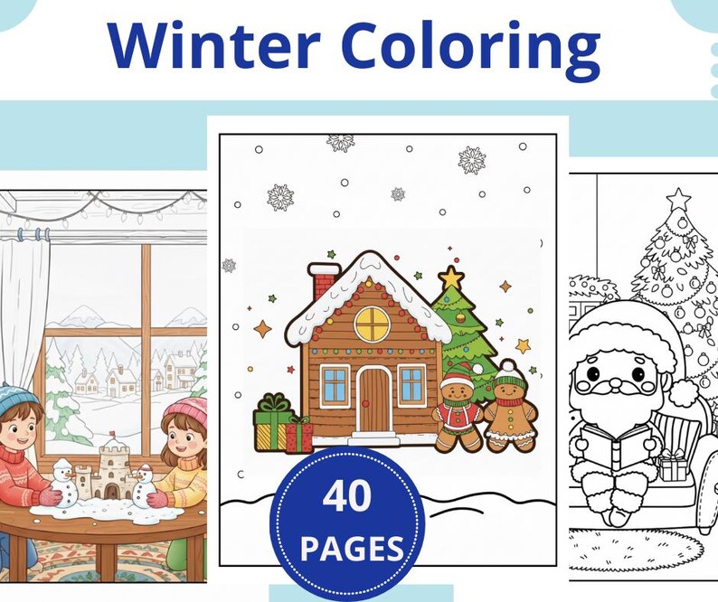 Winter Coloring Pages, , Winter Coloring Book Christmas Coloring Pages ...