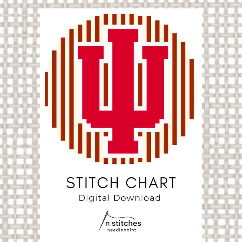 Needlepoint Round Pattern - Etsy