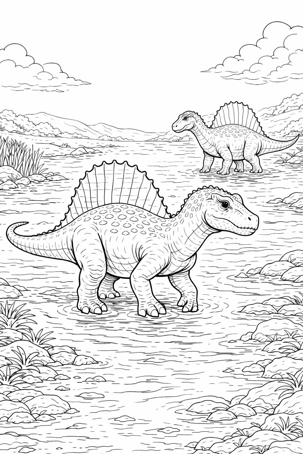 Printable Dinosaur Coloring Book for Kids | 30 Dinosaur Colouring Pages ...