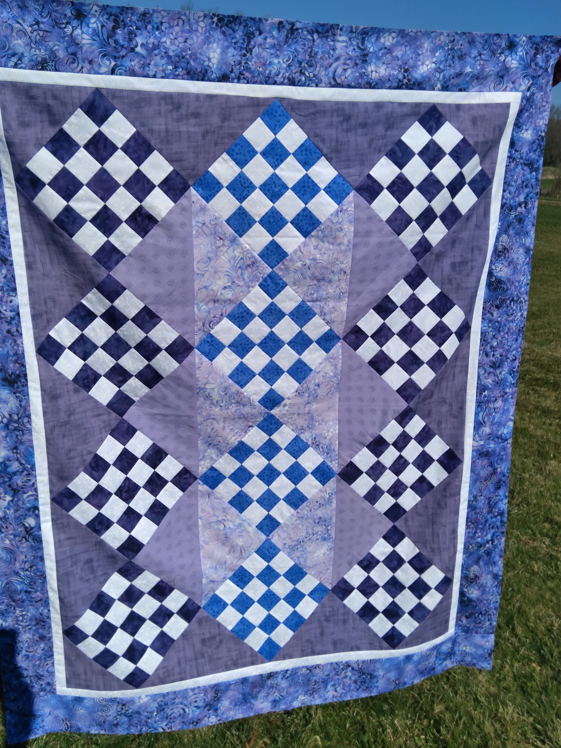 Checkered Past Quilt Pattern, PDF Pattern, Instant Download - Etsy