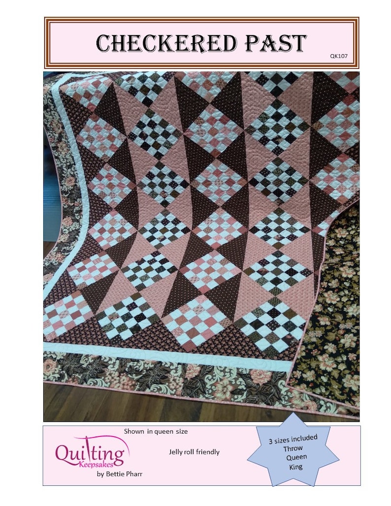 Checkered Past Quilt Pattern, PDF Pattern, Instant Download - Etsy