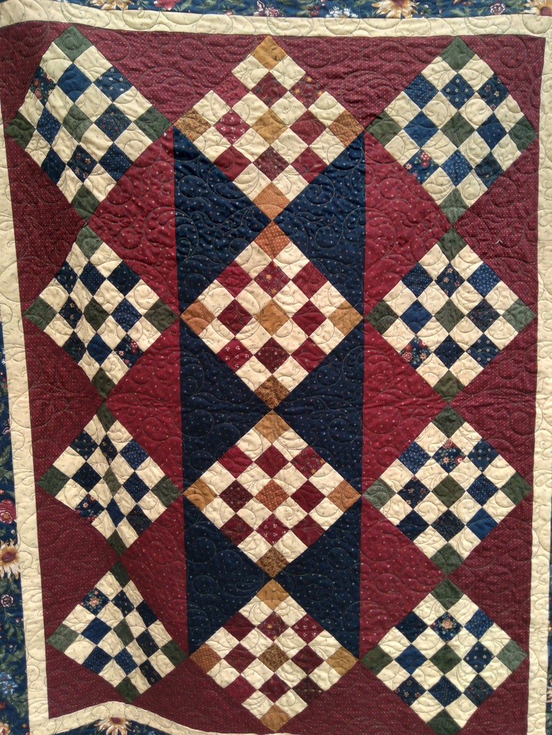 Checkered Past Quilt Pattern, PDF Pattern, Instant Download - Etsy