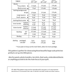 Center Stage Quilt Pattern PDF Download - Etsy