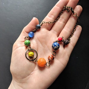 Solar System Planet Choker Necklace - Etsy