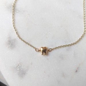 Gold Tooth Necklace / Dainty Tooth Necklace / Dental Hygienist Gift ...