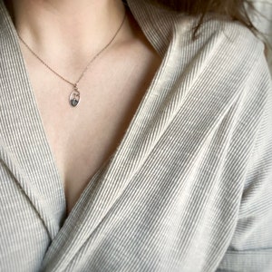 Sterling Silver Sprout Necklace / Seedling / Seed Necklace / Plant ...