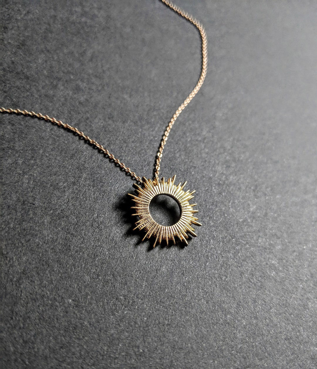 Solar Eclipse Necklace - Etsy