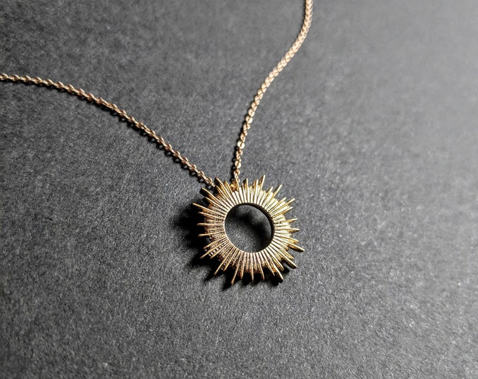 Solar Eclipse Necklace - Etsy