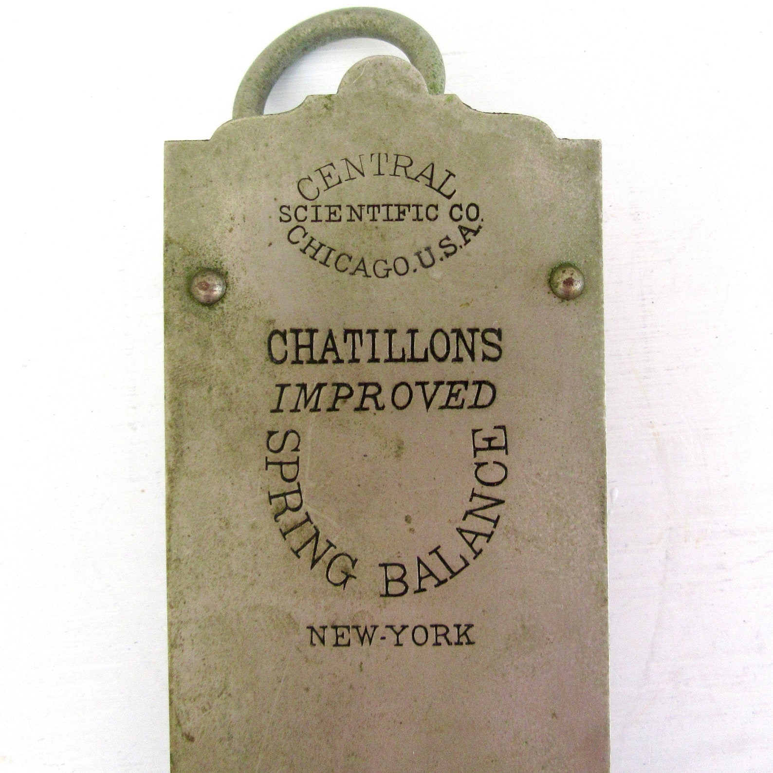 Vintage Hanging Scale Brass Chatillons Improved Spring Scale - Etsy