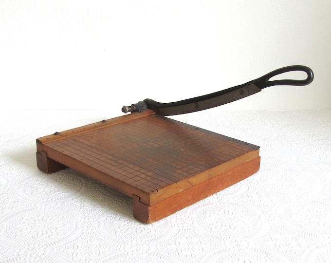 Vintage Paper Cutter Ingento No. 3 Ideal School Supply Chicago, 10” X ...