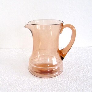 Dunbar Flint Glass Pink Pitcher 1115, Antique Rose Pink Depression ...
