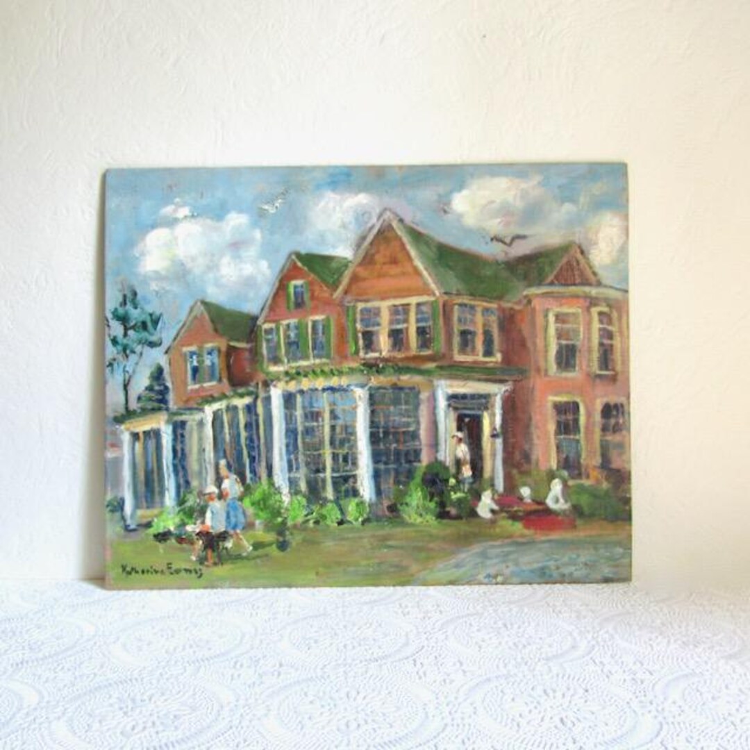 Vintage Oil Painting by Katherine Eames (1959) – Listed Artist, Seven ...