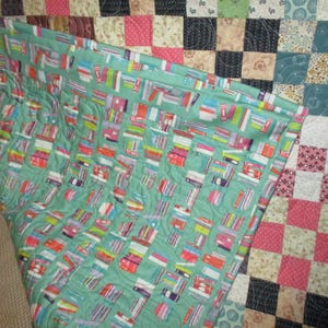 Scrappy Nine Patch, Decorator Quilt, 0122-02 - Etsy