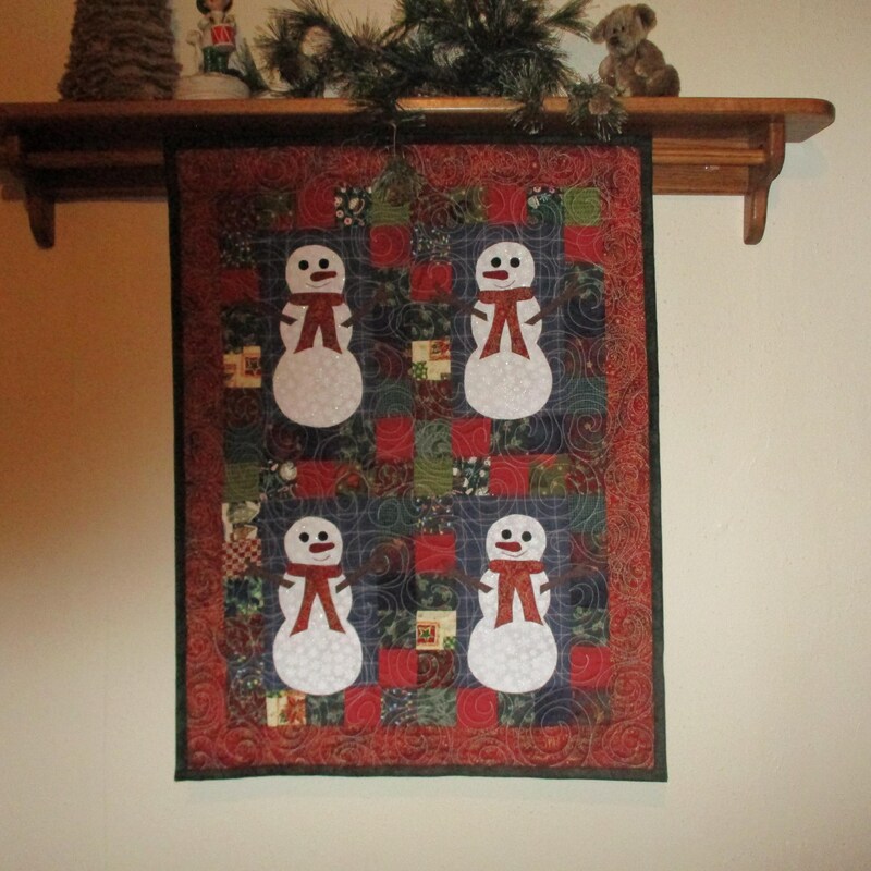 Snowman Quilt - Etsy