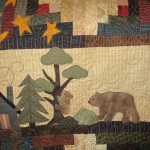 Northwoods Lap Quilt, Log Cabin Quilt, Free Shipping 1002-01 - Etsy