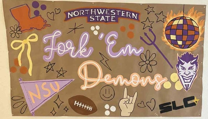 Custom Hand Painted Party Banner | Personalized Celebration Sign| Paper ...