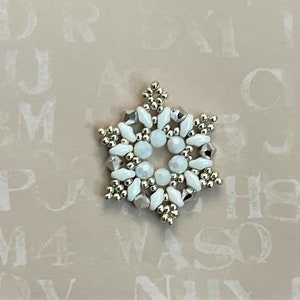 Snowflake Pendant, Ornament, Pattern, Tutorial - Etsy