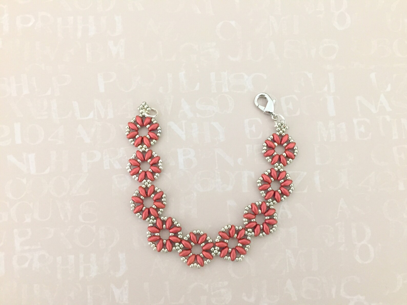 Chain Link Bracelet Beading Tutorial, Superduo Tutorial, Beading ...