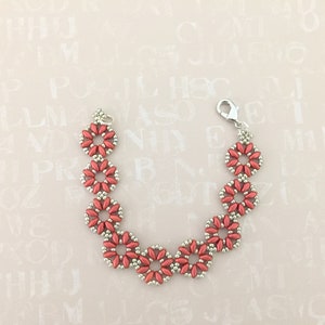 Chain Link Bracelet Beading Tutorial, Superduo Tutorial, Beading ...