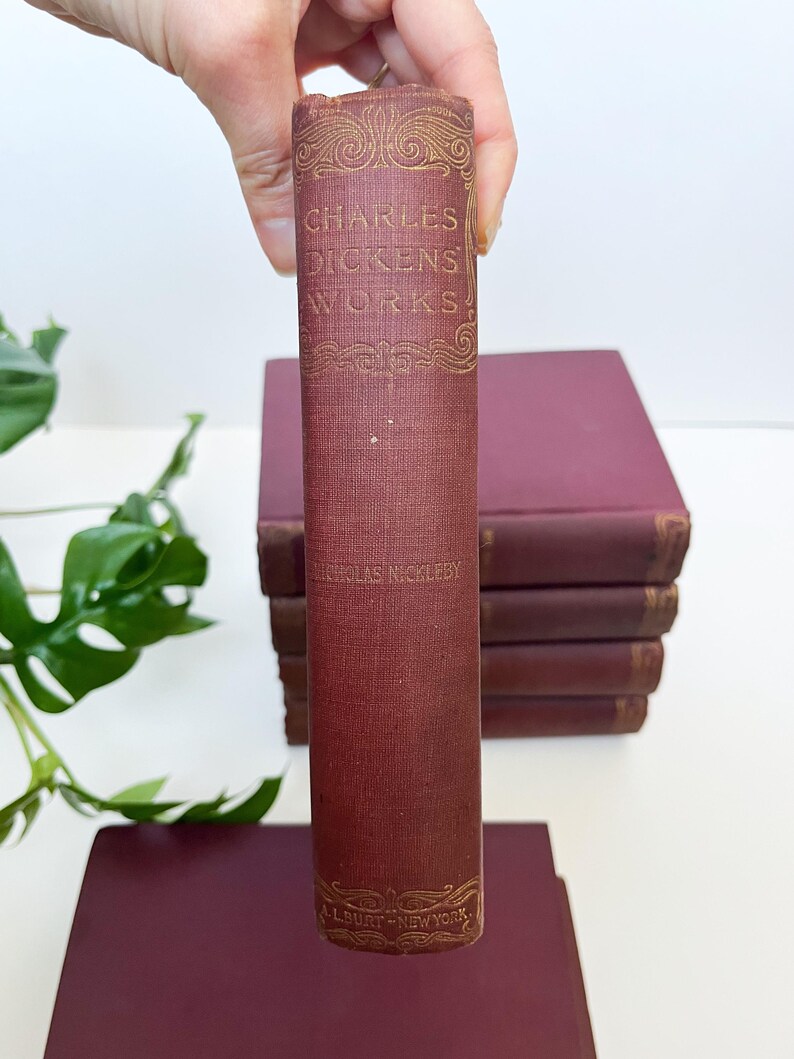 Antique Charles Dickens Works Collection 1900s Vintage Books - Etsy